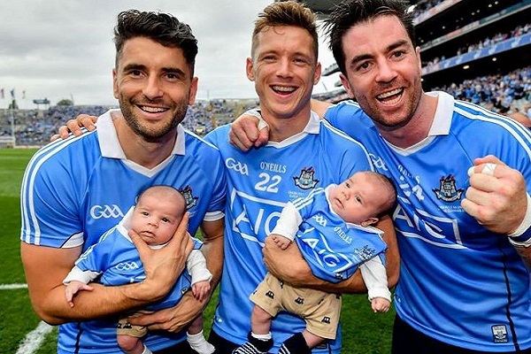 Bernard Brogan celebrates All-Ireland win with his adorable twin...