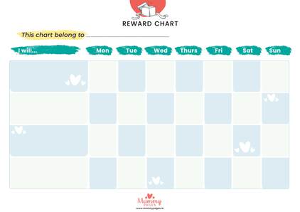 Boy's Reward Chart | MummyPages.ie