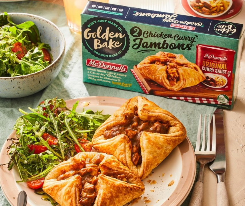 We love the new McDonnells collab: Golden Bake x McDonnells...