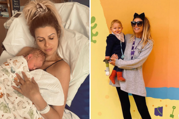 Sophie Hinchliffe celebrates son Lennie’s first birthday in...