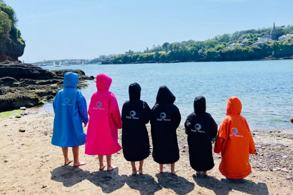 Wild Waves changing robes are a game-changer for beach trips...