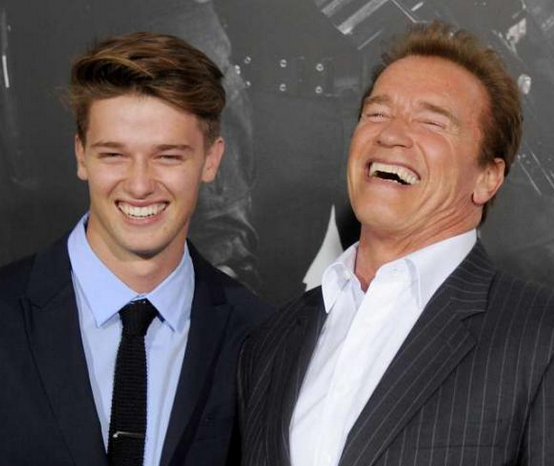 Can you believe Arnie did this while his son was unconscious?