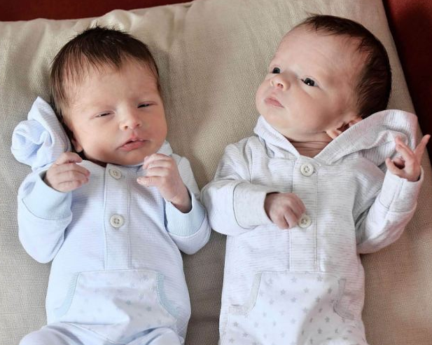 Couple watched their babies grow from the minute of conception