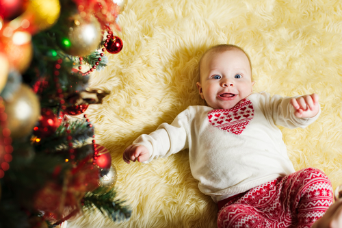 Making Christmas morning with your baby special