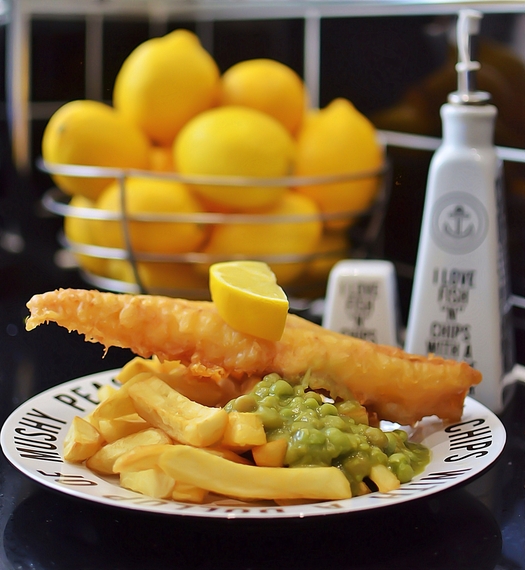 Gluten-free battered cod and mushy peas | MummyPages.ie