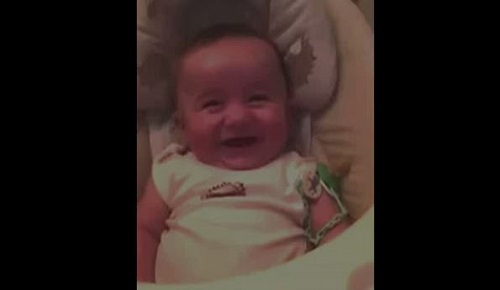 Baby becomes internet sensation with hilarious laugh