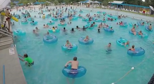 Child almost drowns unnoticed in disturbing pool video