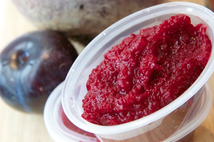 Beetroot and Plum Purée | MummyPages.ie