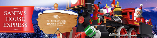 All aboard the Santa House Express
