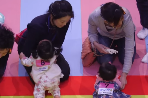 Celebration as hundreds of determined babies set a new world...