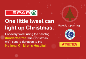 Light up SPAR’s Twitter Tree and help raise €20,000 for the NCH