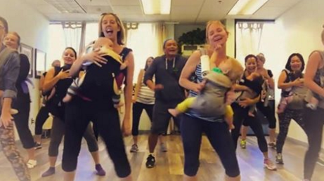 Dancing mums show the internet how it's done in awesome viral...