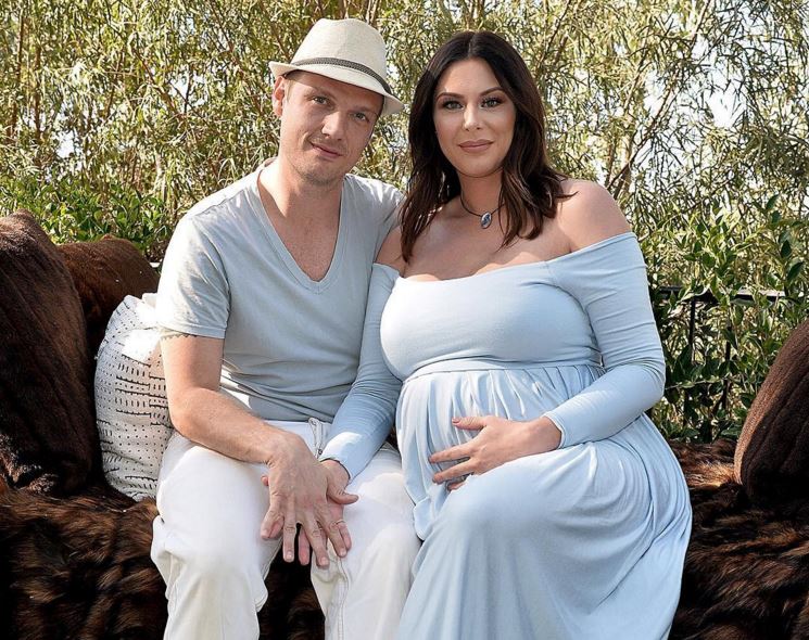Look at his HAIR! Nick Carter shares first photo of baby Odin...
