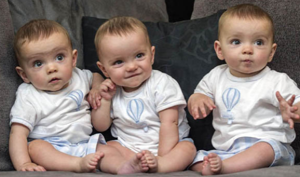 This mum was shocked when she was told the odds of her triplets...