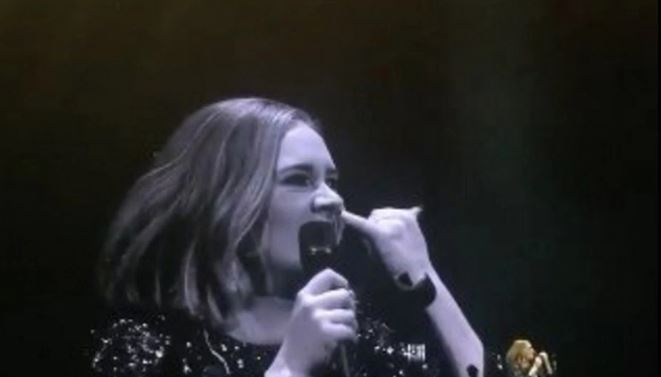 Ewww! Adele admits she ENJOYS picking son Angelo’s nose