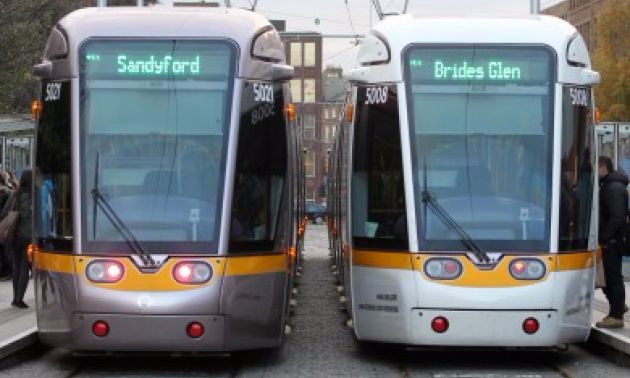 BREAKING: Entire green line Luas is DOWN due to a 'technical...
