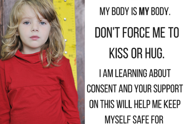 ‘Don’t force me to kiss or hug’: Childhood consent meme...