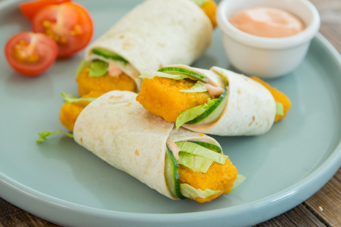 Fish Finger Mini Wrap | MummyPages.ie
